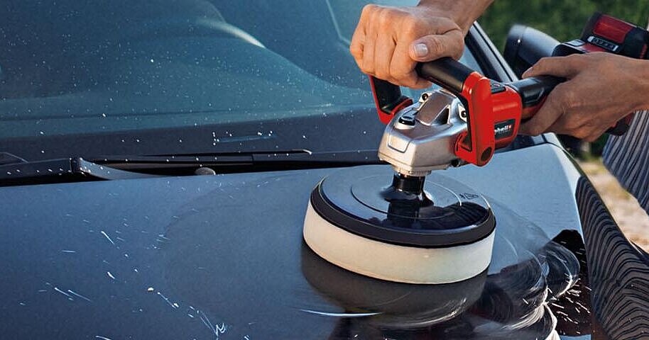 Professional polishing machines for cars, motorcycles and boats